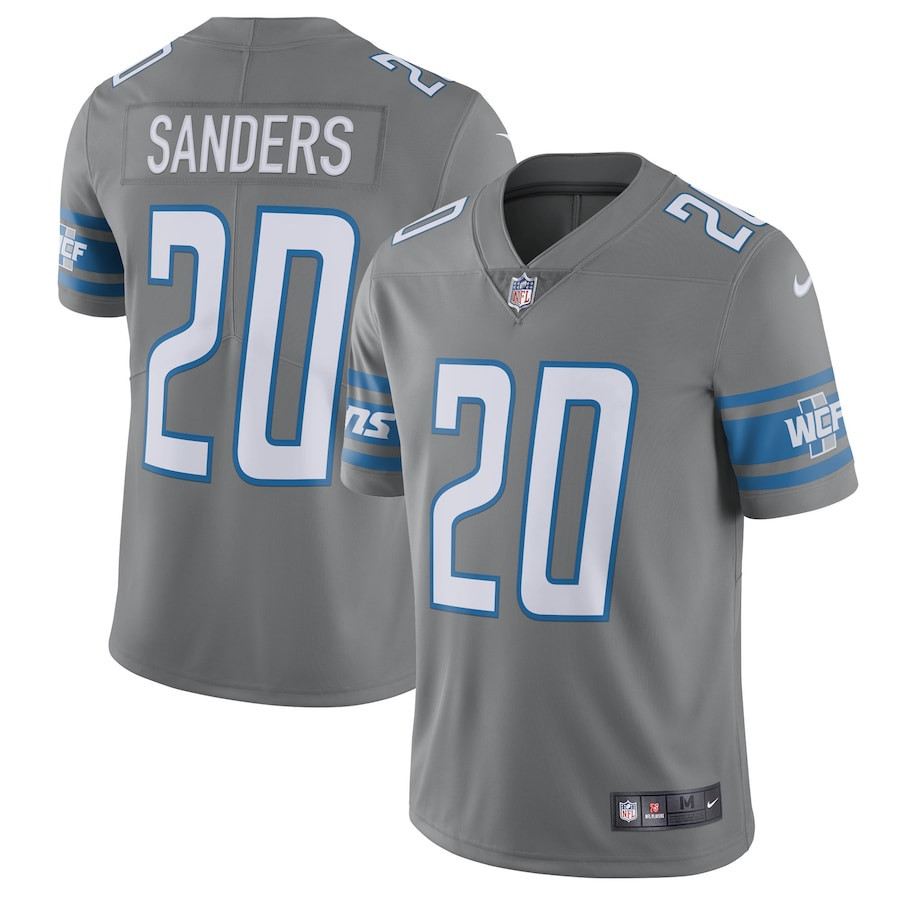 Barry Sanders 20 Detroit Lions Retired Player Vapor Limited Jersey ...