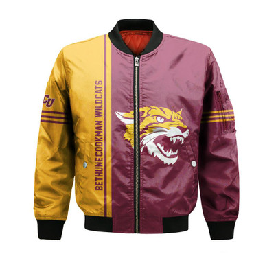 Bethune-Cookman Wildcats Bomber Jacket Half Style - NCAA - Bluefink