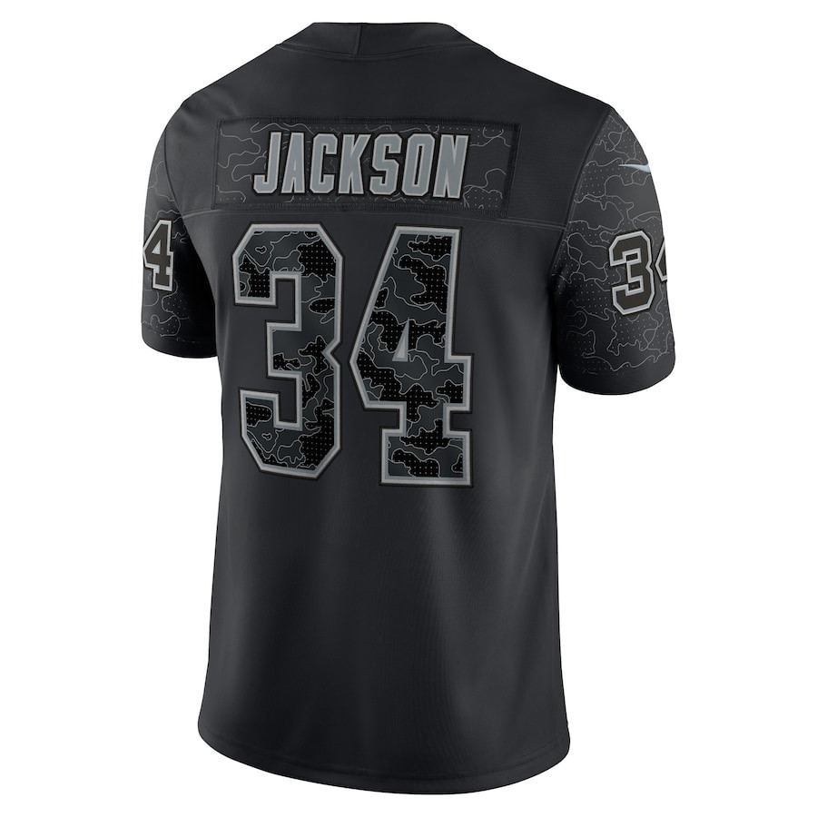 Bo Jackson 34 Las Vegas Raiders Retired Player RFLCTV Limited Jersey ...