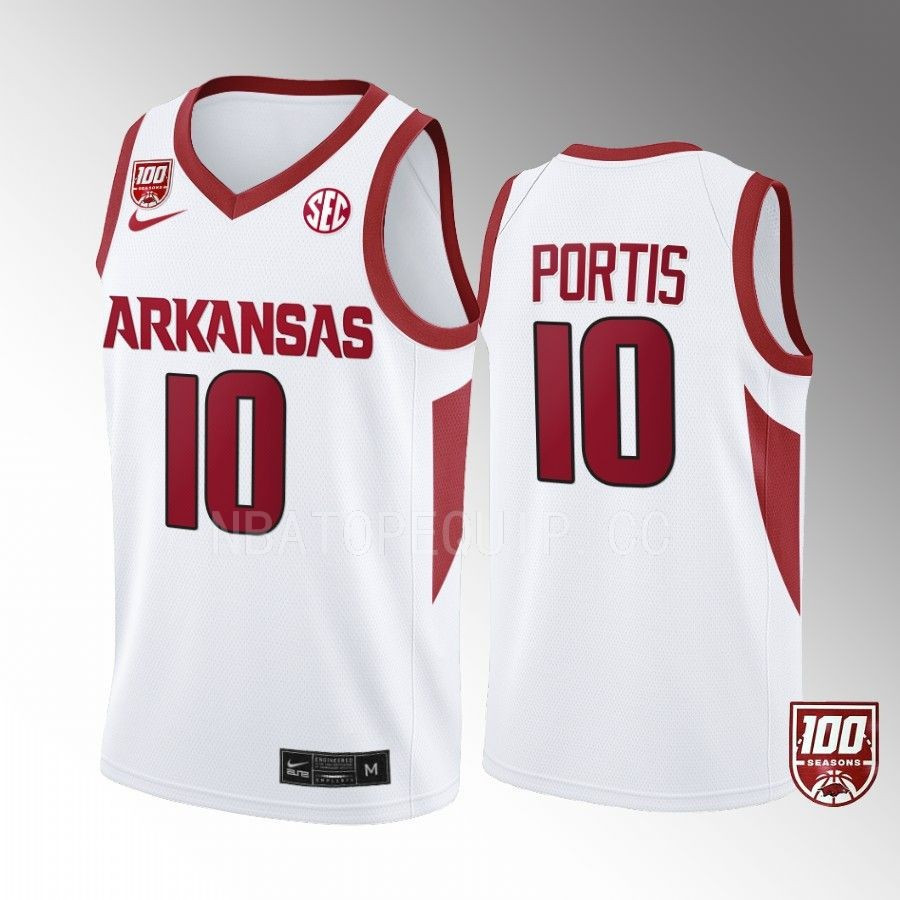 Bobby Portis 10 Arkansas Razorbacks 100 Season Uniform Jersey College ...