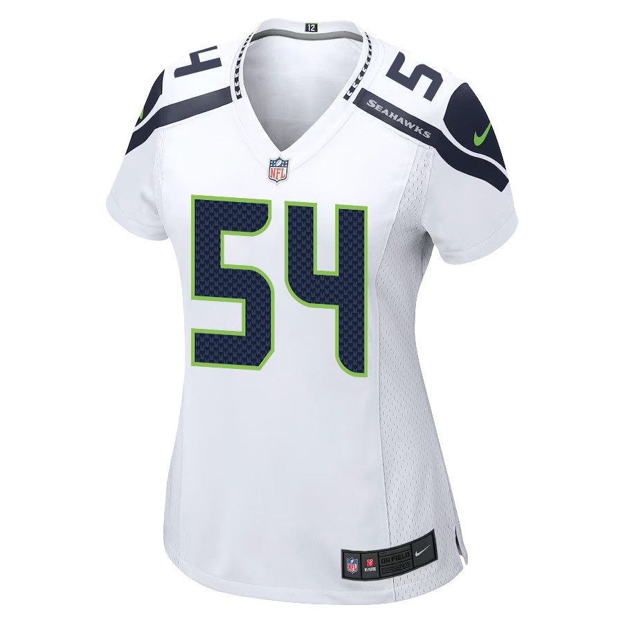 Bobby Wagner 54 Seattle Seahawks Women Game Jersey - White - Bluefink