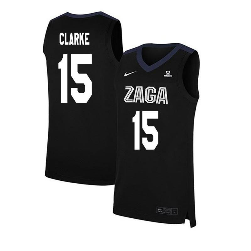 Brandon Clarke 15 Gonzaga Bulldogs Elite Basketball Men Jersey - Black ...
