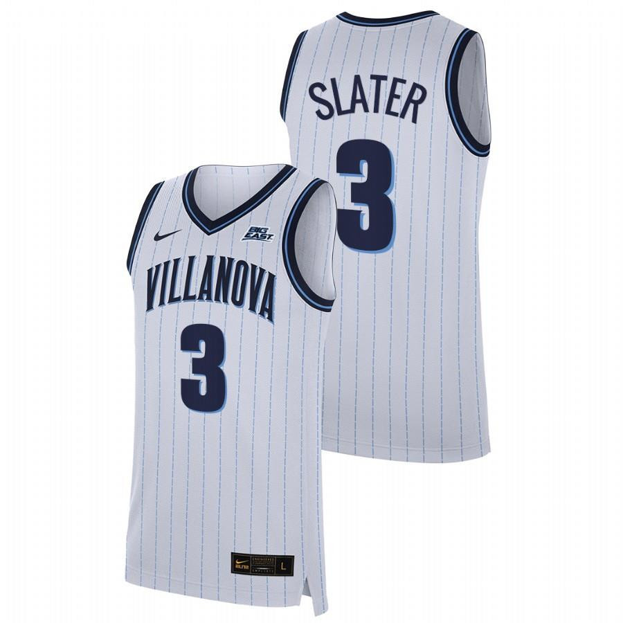 Brandon Slater 3 White Villanova Wildcats 2023 Home College Basketball ...