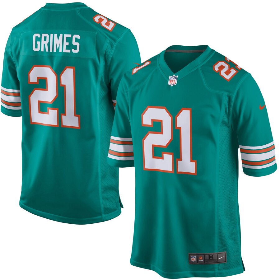 Brent Grimes Miami Dolphins Nike Alternate Game Jersey - Aqua - Bluefink