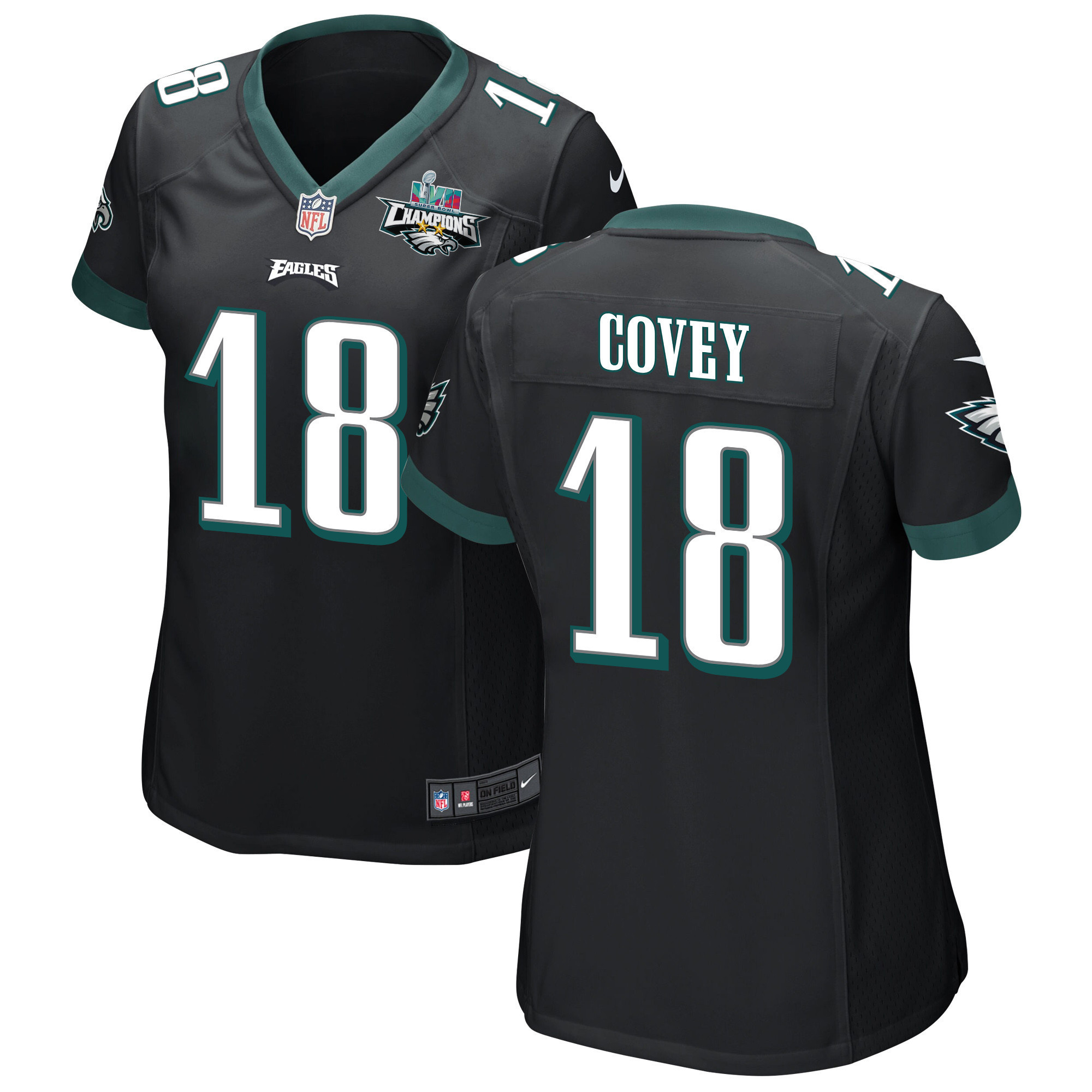 Britain Covey 18 Philadelphia Eagles Super Bowl LVII Champions 2 Stars ...