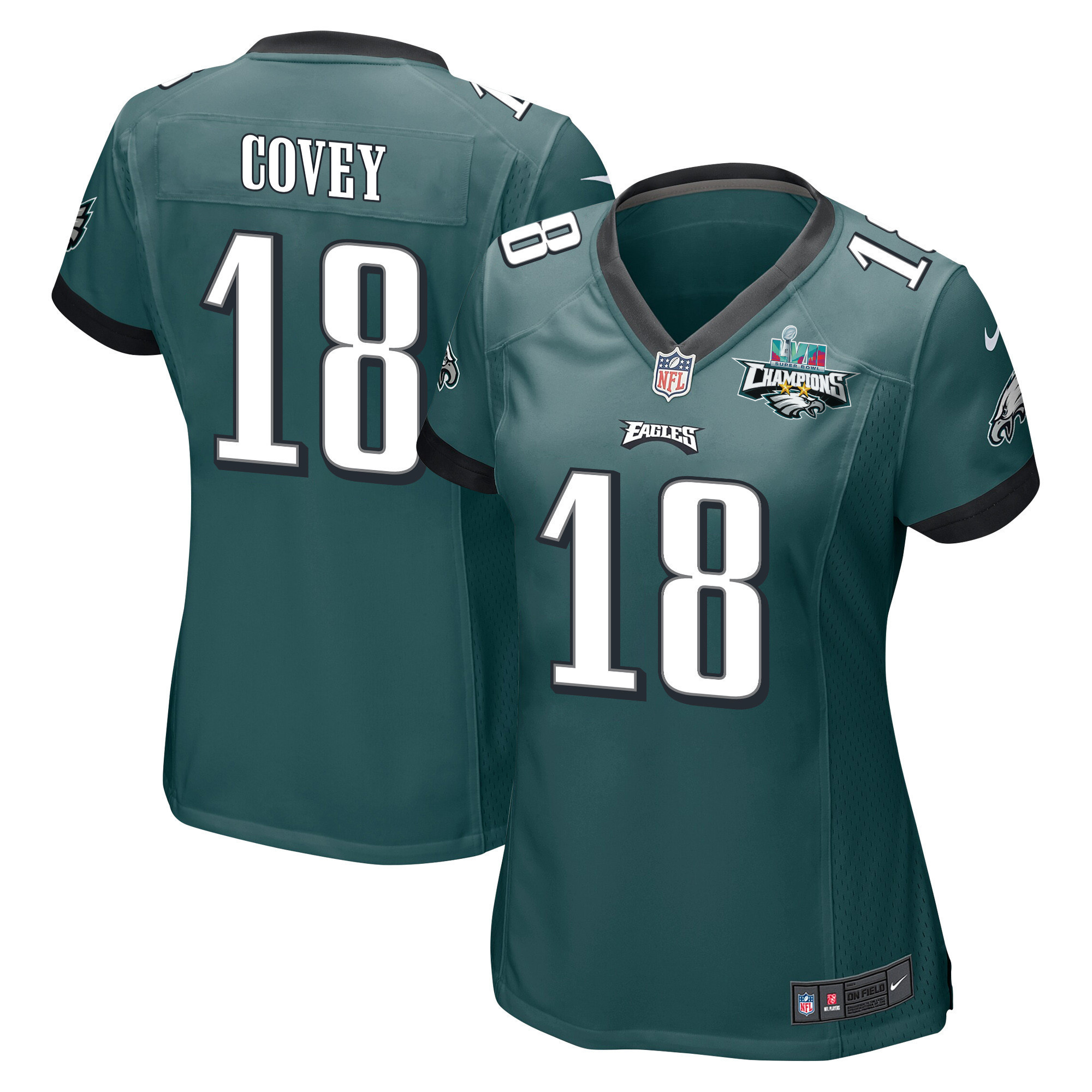 Britain Covey 18 Philadelphia Eagles Super Bowl LVII Champions 2 Stars ...