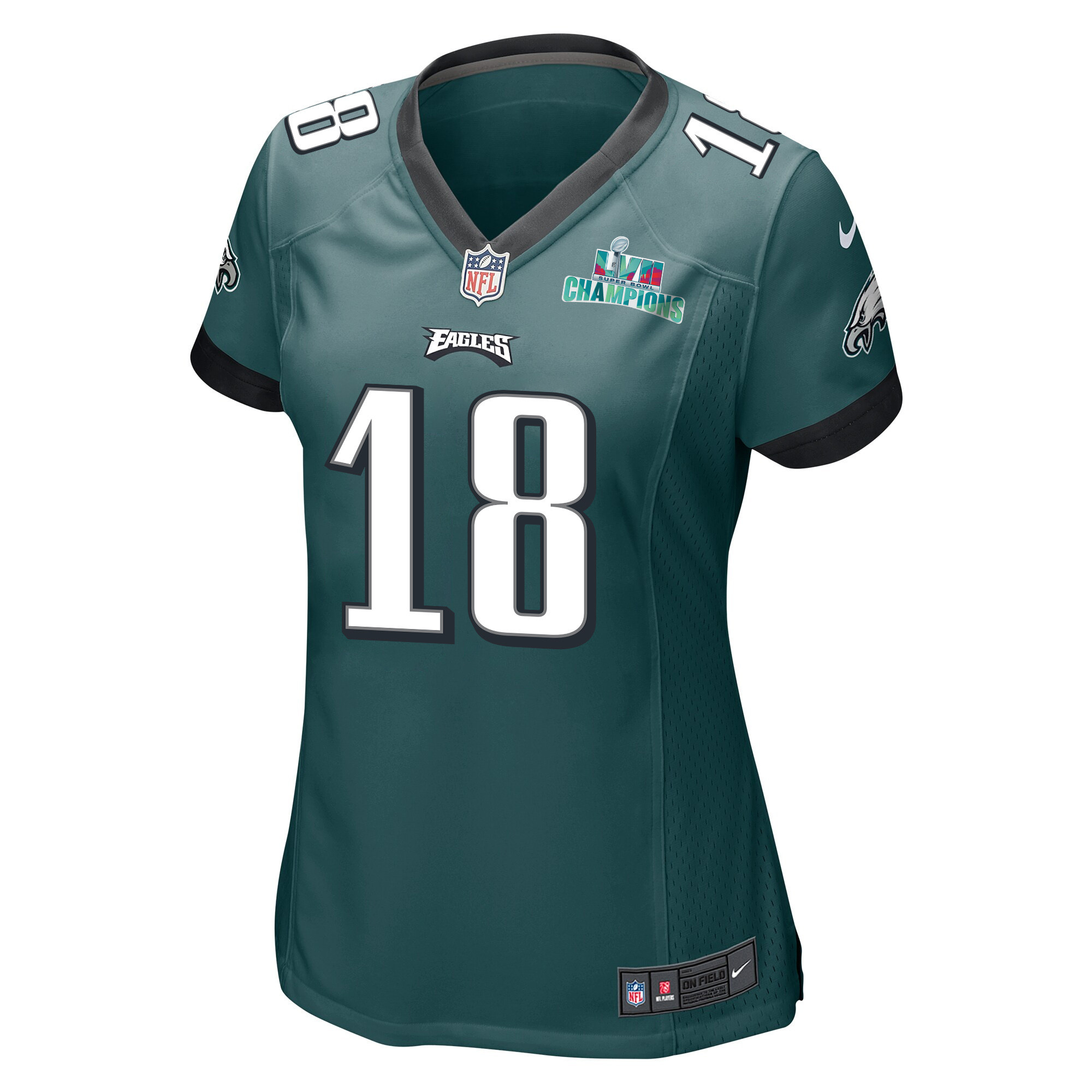Britain Covey 18 Philadelphia Eagles Super Bowl LVII Champions Women ...