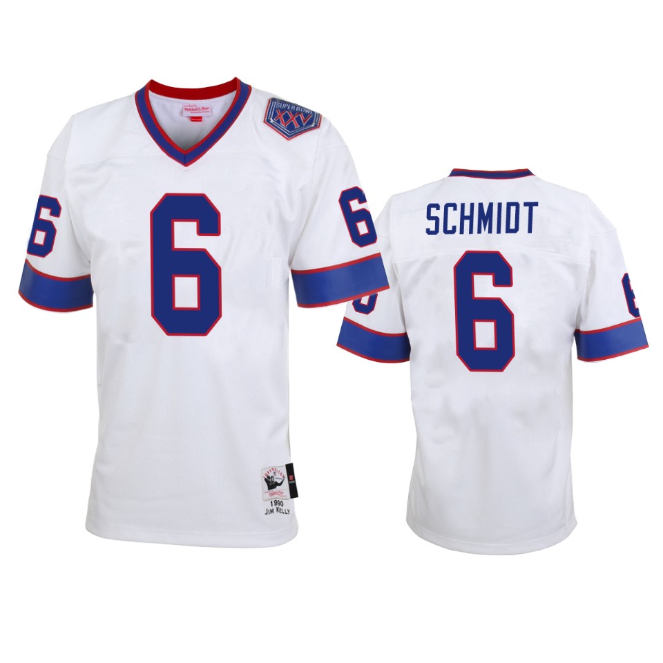 Buffalo Bills Colton Schmidt White Vintage Replica Jersey - Men - Bluefink