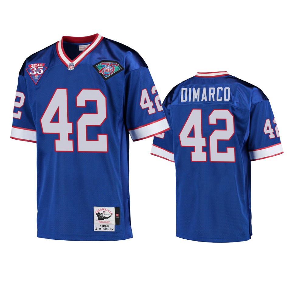 Buffalo Bills Patrick Dimarco Royal Vintage Replica Jersey - Men - Bluefink