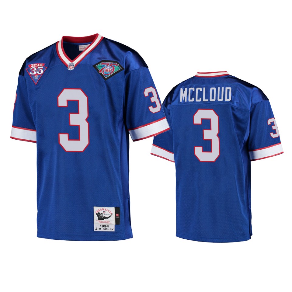 Buffalo Bills Ray-ray Mccloud Royal Vintage Replica Jersey - Men - Bluefink