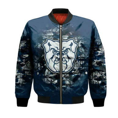 Butler Bulldogs Bomber Jacket Camouflage Vintage - NCAA - Bluefink