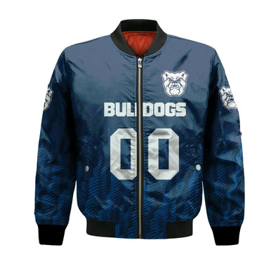 Butler Bulldogs Bomber Jacket Logo Sport Ombre - NCAA - Bluefink