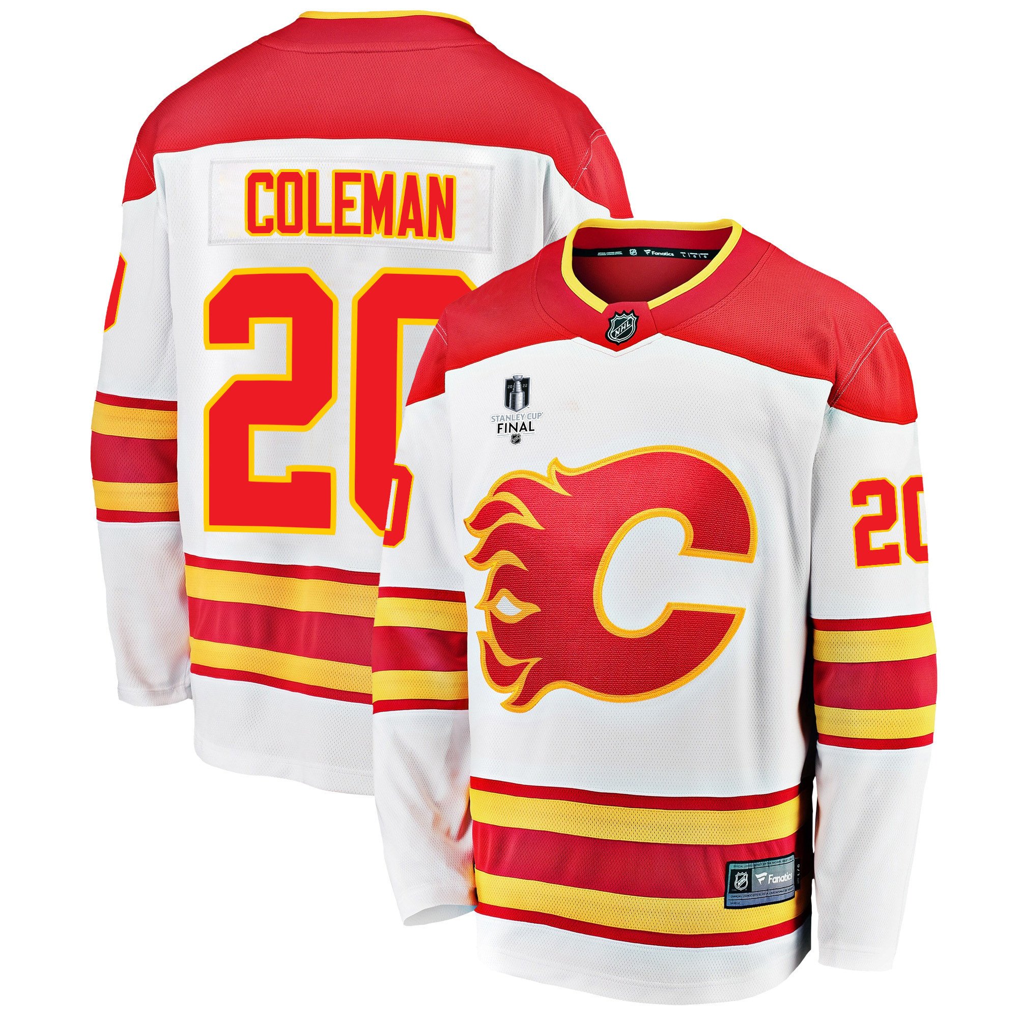 Calgary Flames Blake Coleman 20 Away 2022 Stanley Cup Final Breakaway ...