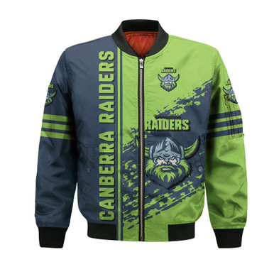 Canberra Raiders Bomber Jacket Quarter Style - NRL - Bluefink