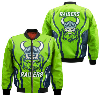 Canberra Raiders Rugby Indigenous Bomber Jacket - LT12 - Bluefink