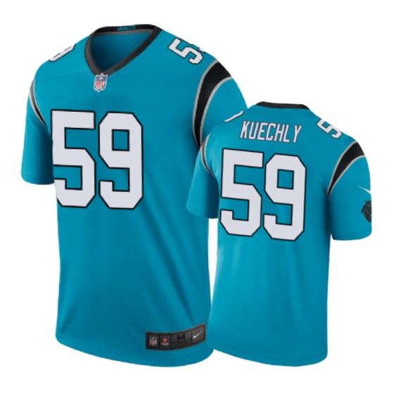 Carolina Panthers #59 Luke Kuechly Nike Color Rush Blue Jersey - Bluefink