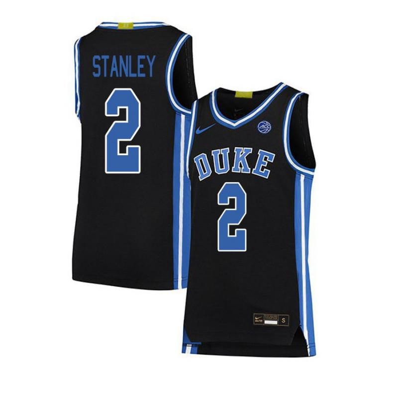 Cassius Stanley 2 Duke Blue Devils Elite Basketball Men Jersey - Black ...