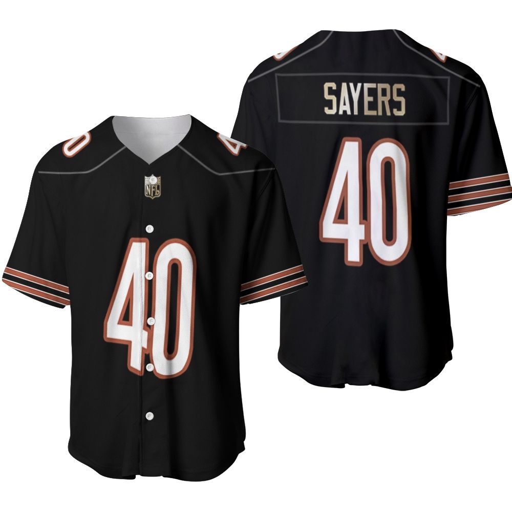 Chicago Bears Gale Sayers #40 Nfl American Football Legacy Vintage Navy ...