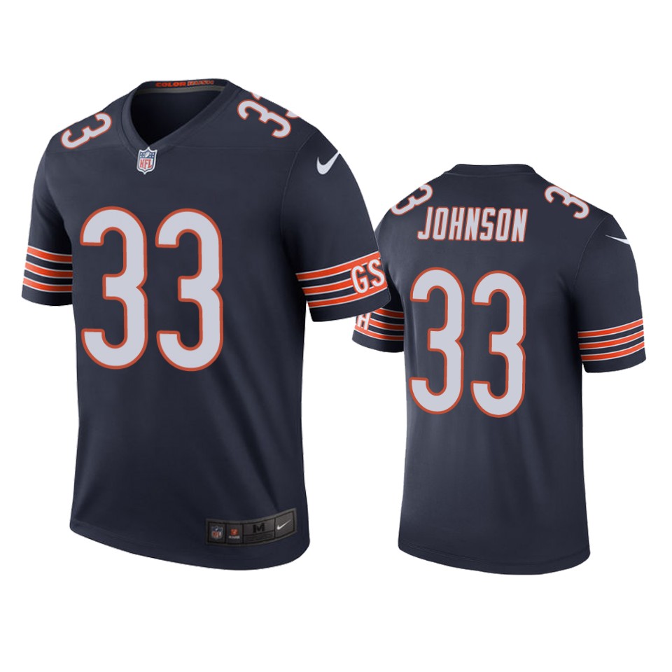 Chicago Bears Jaylon Johnson Navy Color Rush Legend Jersey - Bluefink