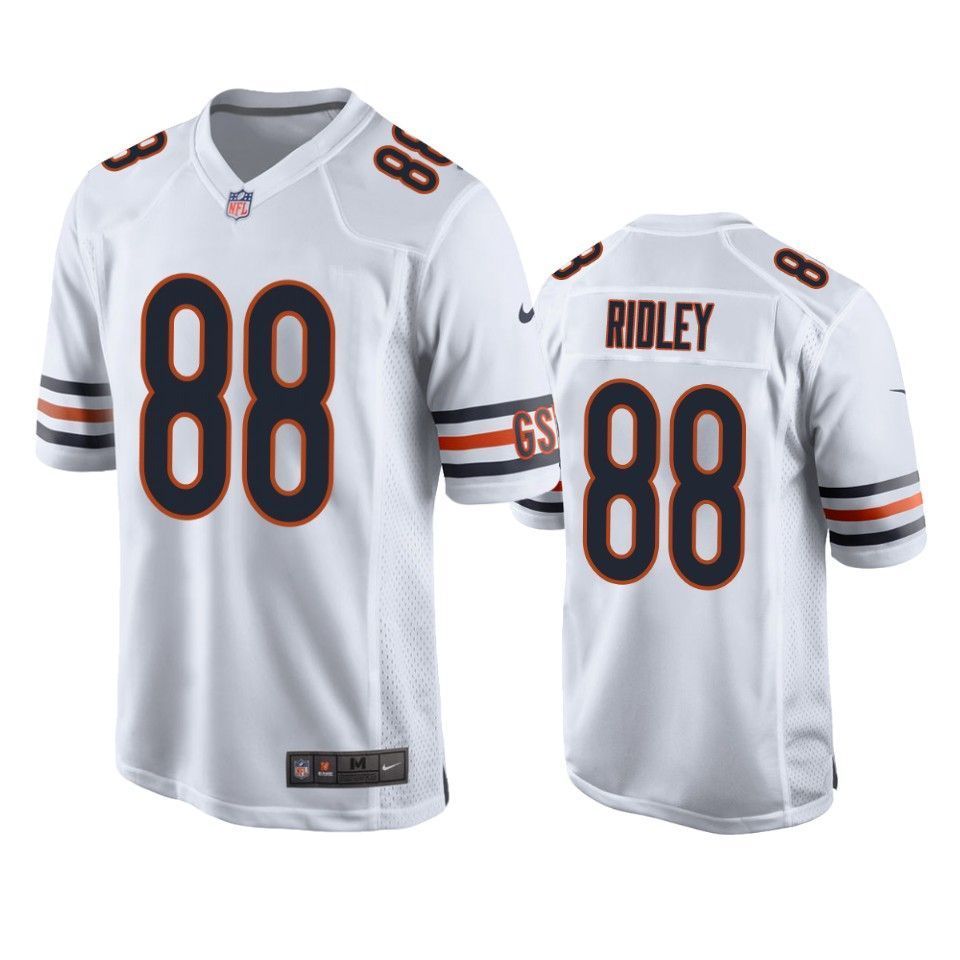 Chicago Bears Riley Ridley 2019 Nfl Draft White Game Jersey - Bluefink