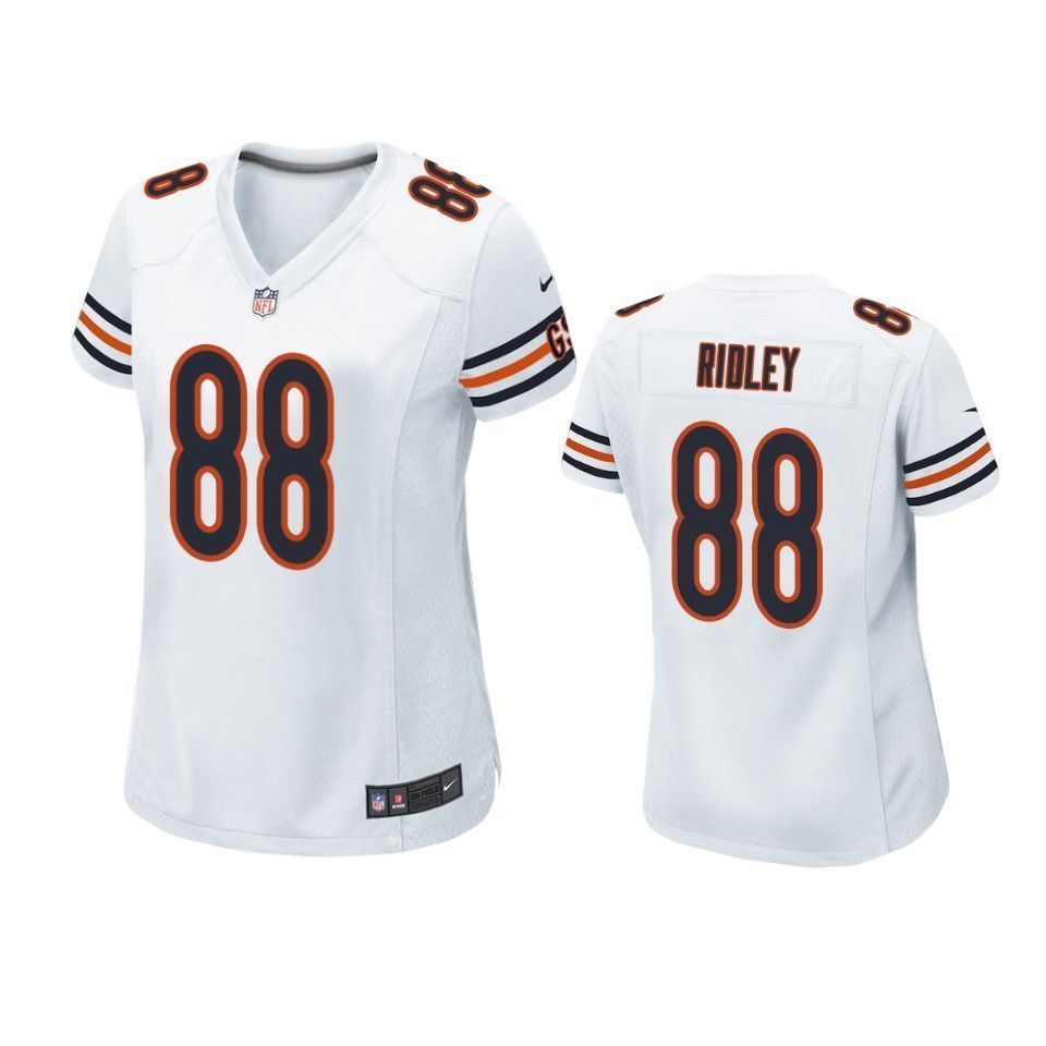 Chicago Bears Riley Ridley 2019 Nfl Draft White Game Womens Jersey ...