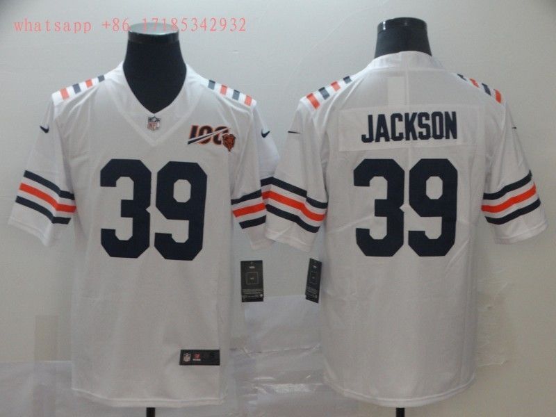 Chicago Bears Steven Jackson #39 Nfl 100 2020 White Jersey Jersey ...