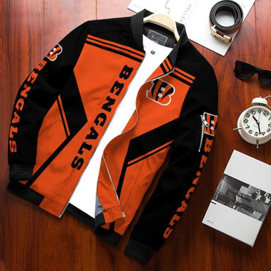 Cincinnati Bengals Bomber Jacket 100 Sport Design - Bluefink
