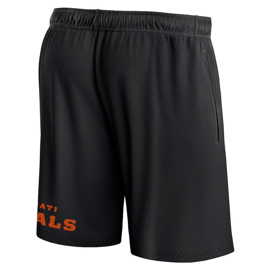Cincinnati Bengals Team Black Clincher Shorts - Men - Bluefink