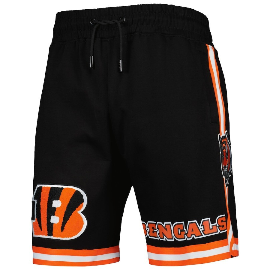 Cincinnati Bengals Team Standard Core Shorts - Black/Orange - Bluefink