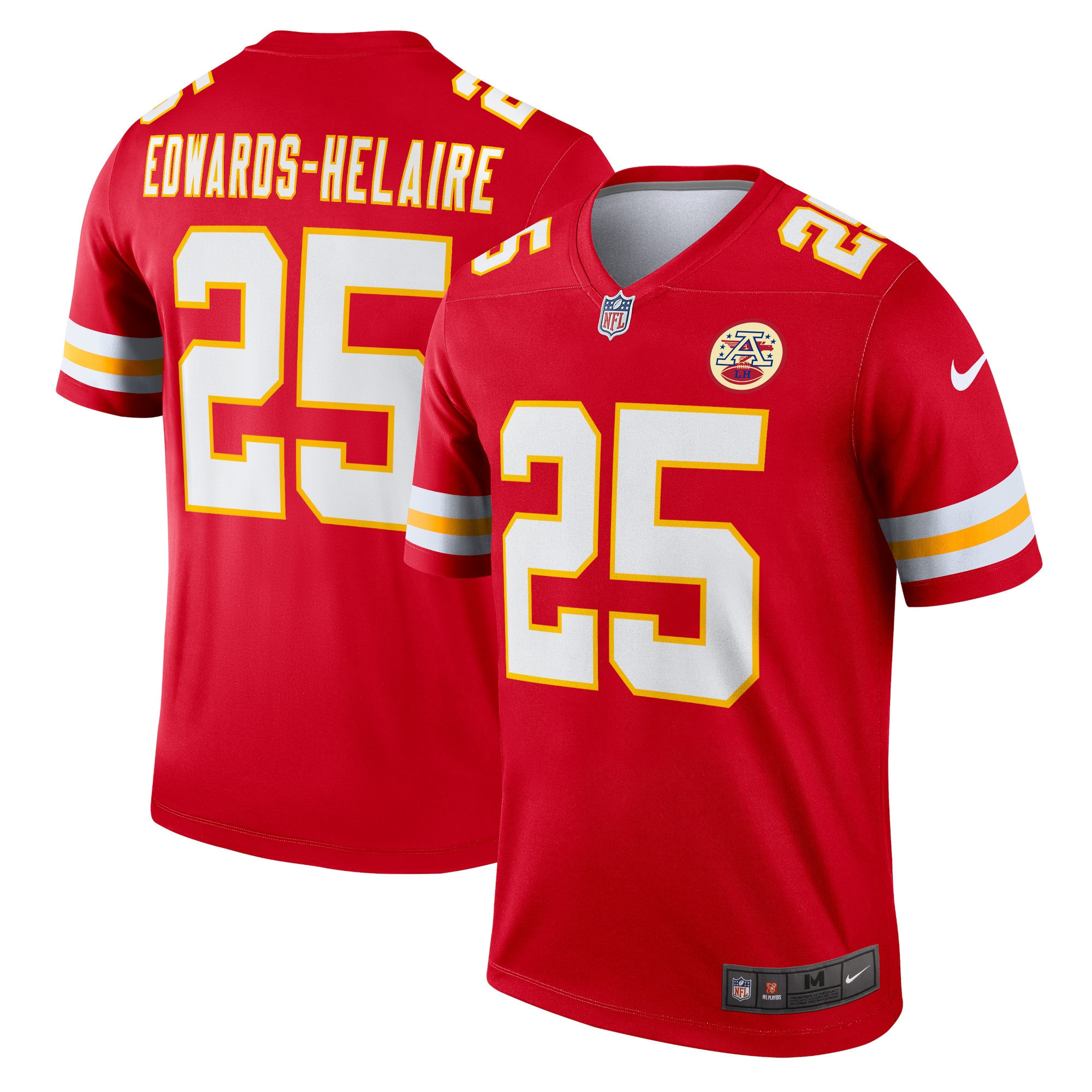 Clyde Edwards-helaire Kansas City Chiefs Legend Jersey - Red Nfl - Bluefink