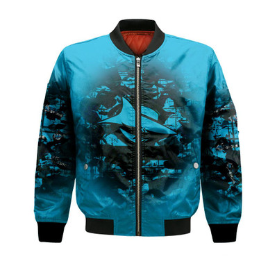 Cronulla-Sutherland Sharks Bomber Jacket Camouflage Vintage - NRL ...