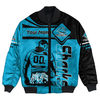 Cronulla-Sutherland Sharks Bomber Jacket Personalized Pentagon Style ...