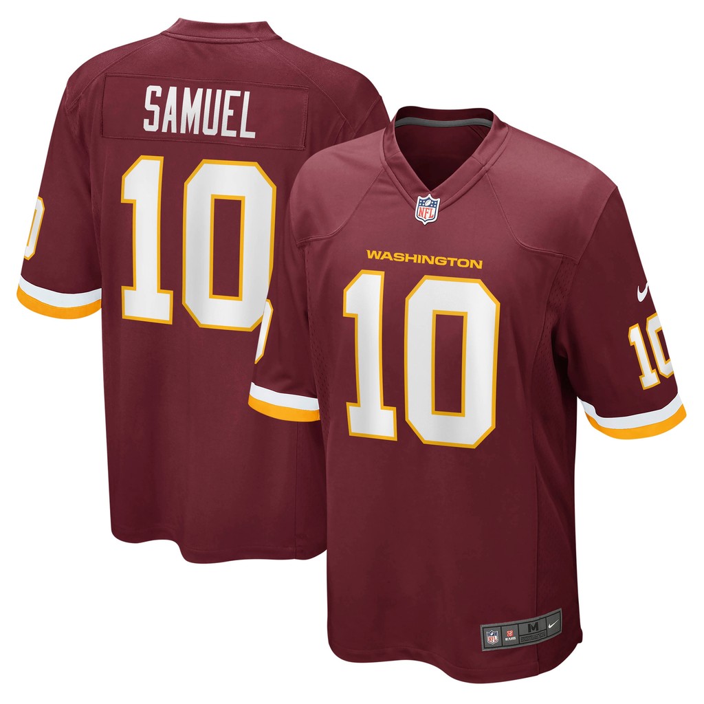 Curtis Samuel Washington Football Team Game Player Jersey - Burgundy ...