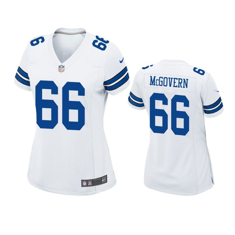 Dallas Cowboys Connor Mcgovern 2019 Nfl Draft White Game Womens Jersey ...