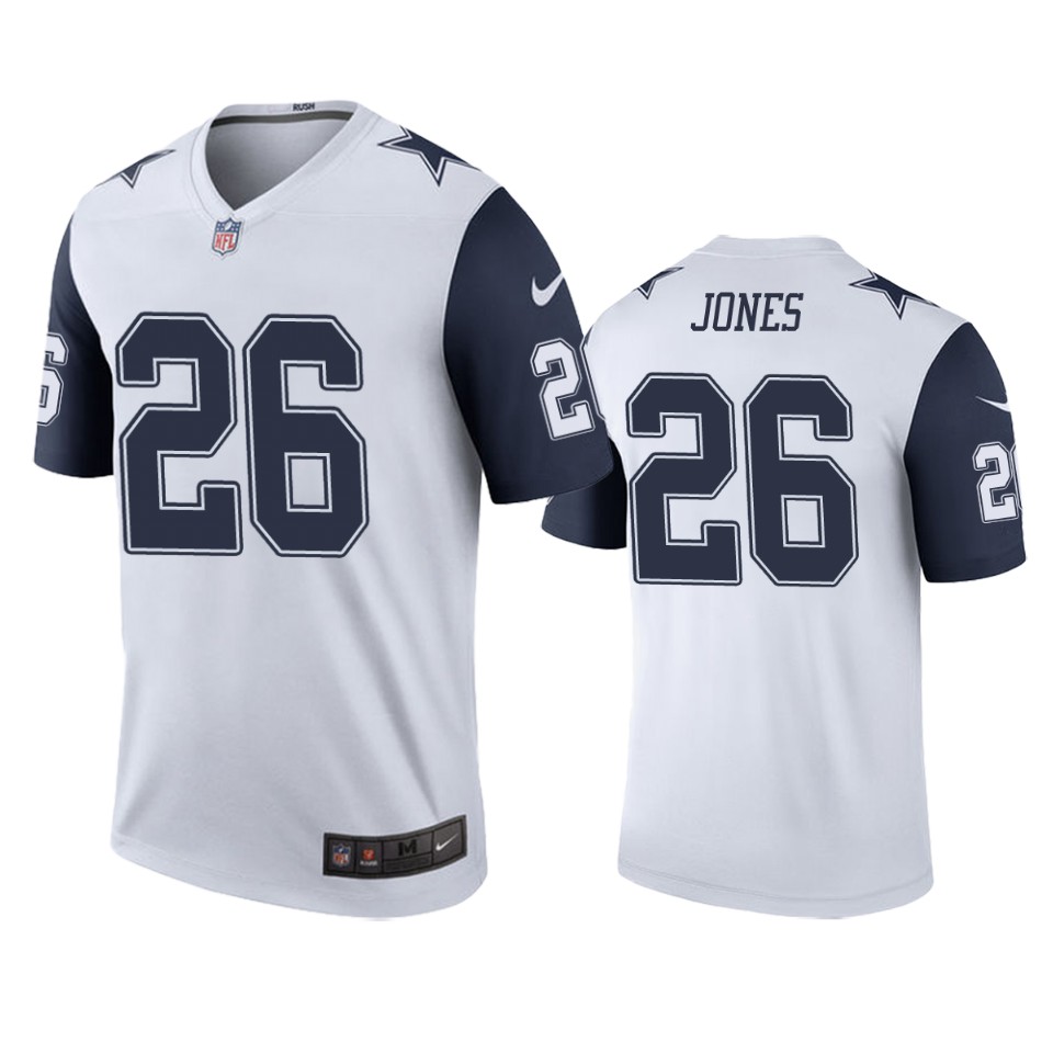 Dallas Cowboys Josh Jones White Color Rush Legend Jersey - Bluefink