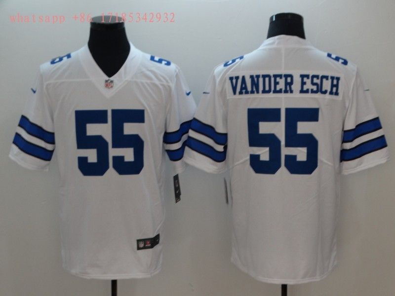 Dallas Cowboys Leighton Vander Esch #55 2020 Nfl White Jersey Jersey ...