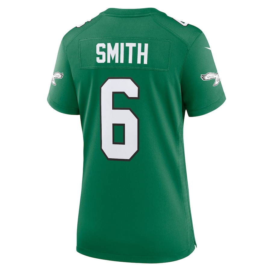 DeVonta Smith 6 Philadelphia Eagles Alternate Game Women Jersey - Kelly ...