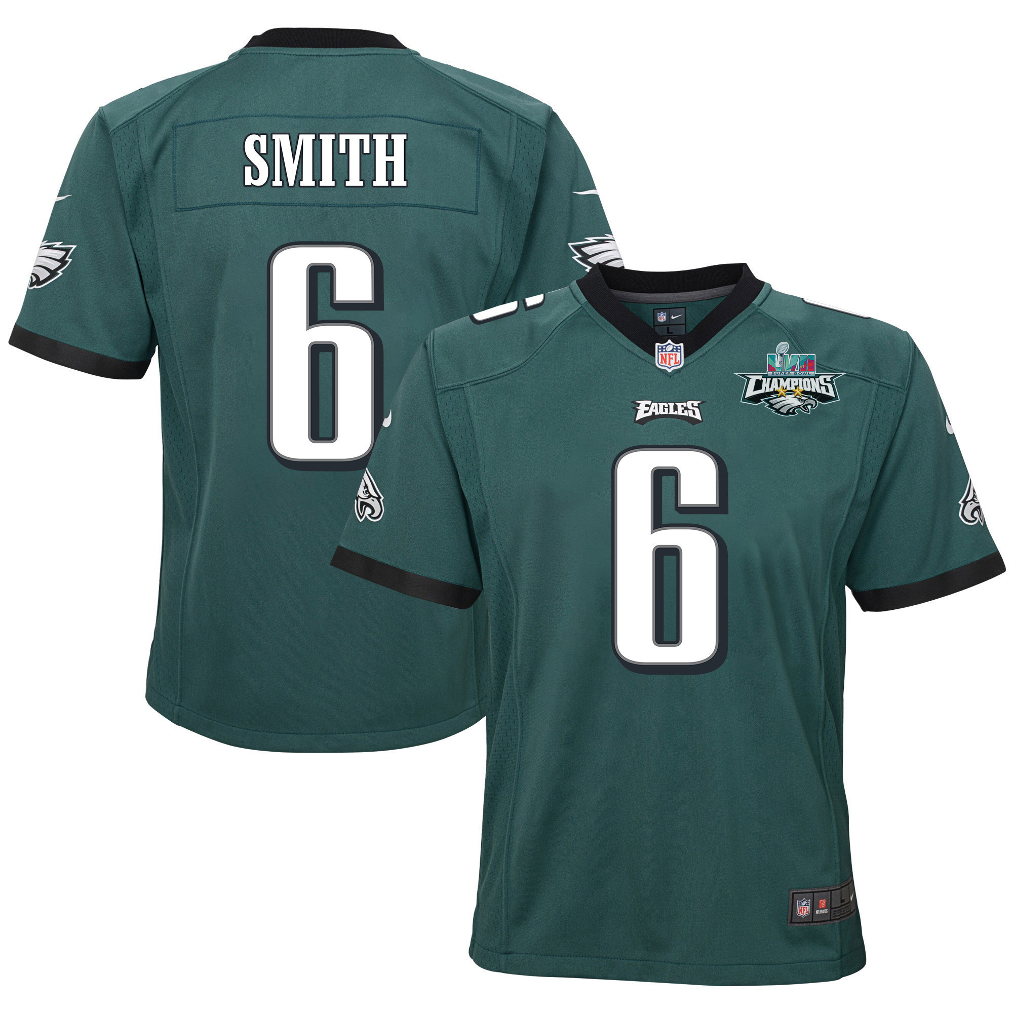 DeVonta Smith 6 Philadelphia Eagles Super Bowl LVII Champions 2 Stars 2 ...