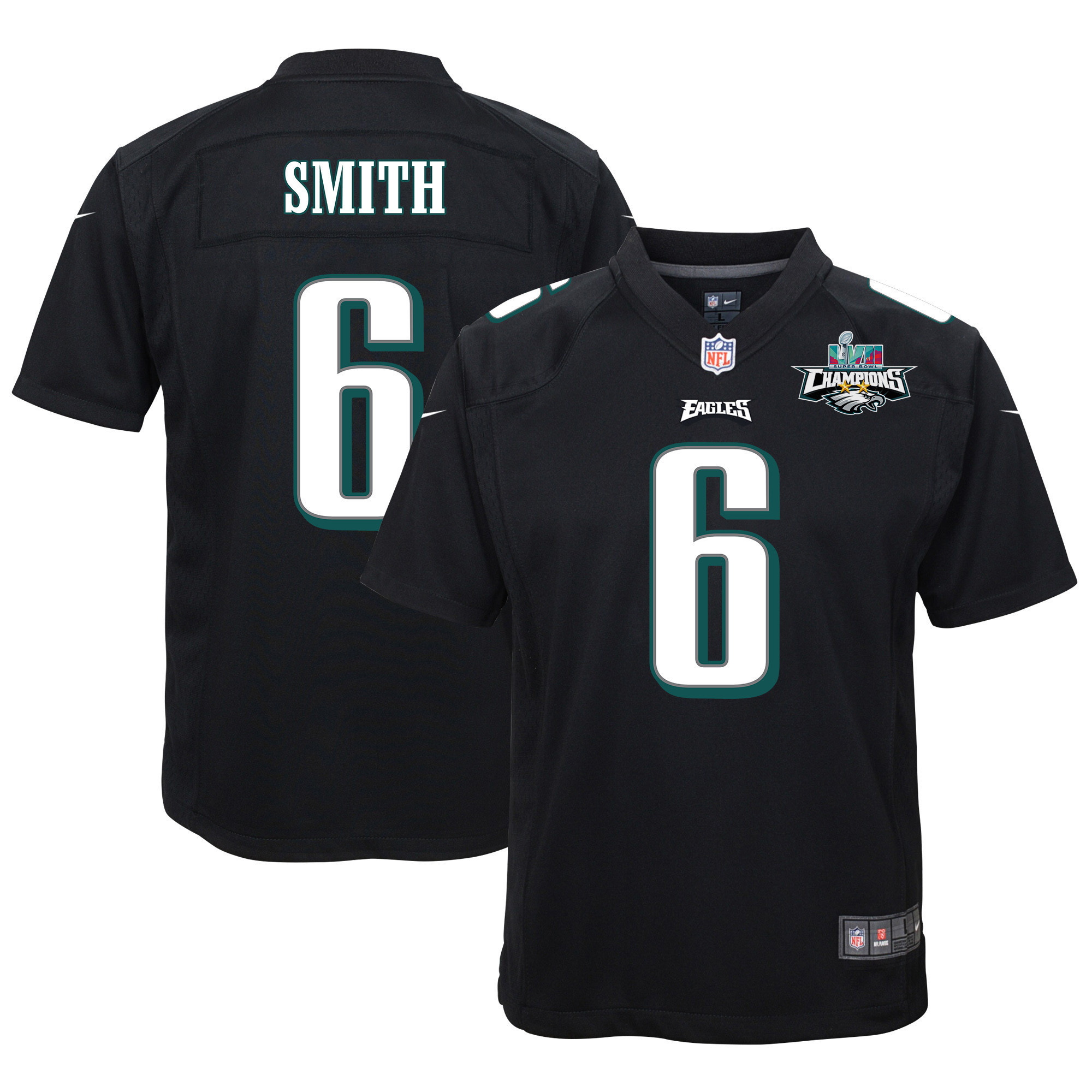 DeVonta Smith 6 Philadelphia Eagles Super Bowl LVII Champions 2 Stars ...