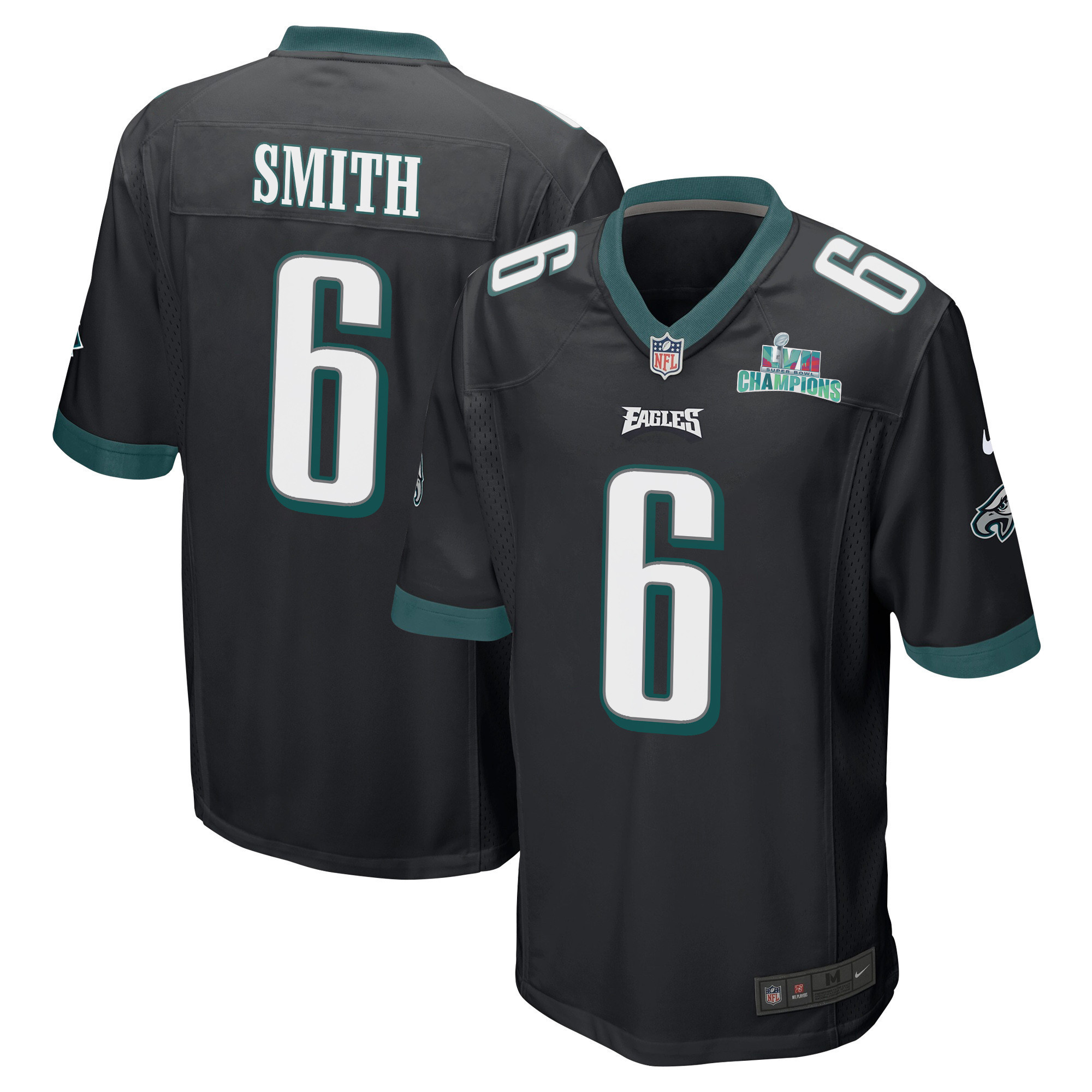 DeVonta Smith 6 Philadelphia Eagles Super Bowl LVII Champions Men Game ...