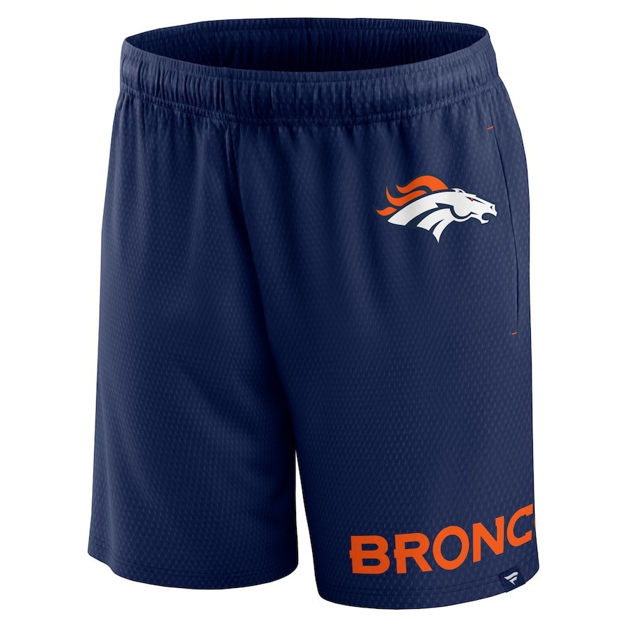 Denver Broncos Team Navy Clincher Shorts - Men - Bluefink