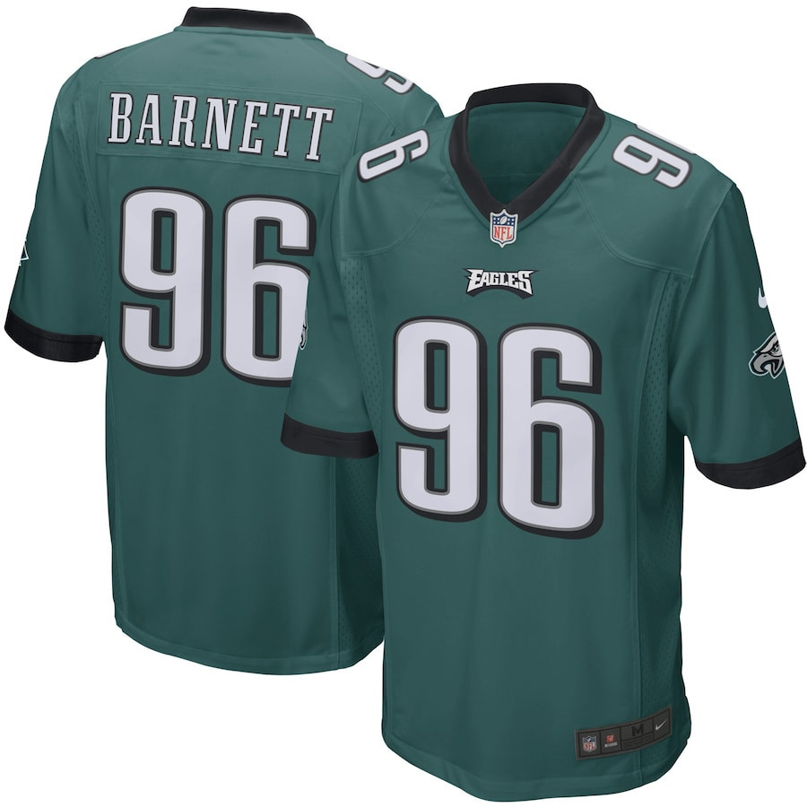 Derek Barnett 96 Philadelphia Eagles Game Jersey - Green - Bluefink