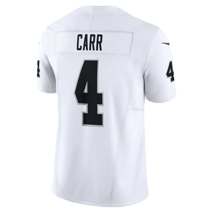 Derek Carr 4 Las Vegas Raiders Vapor F.U.S.E. Limited Jersey - White ...
