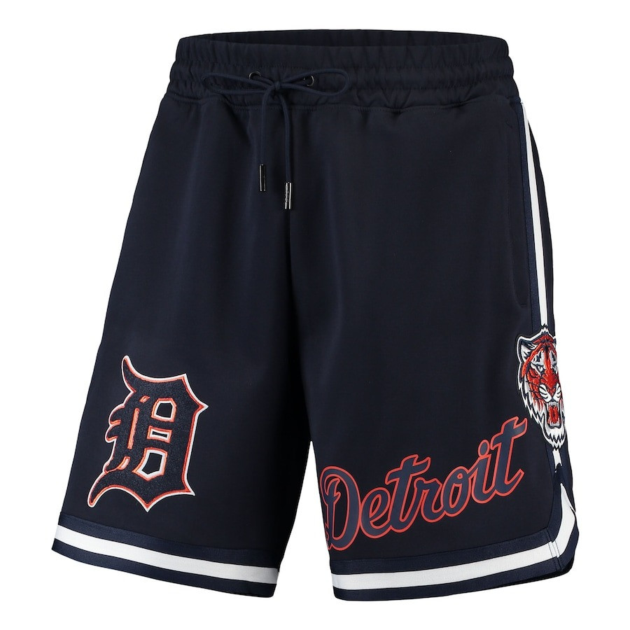 Detroit Tigers Team Logo Shorts - Navy, Men - Bluefink