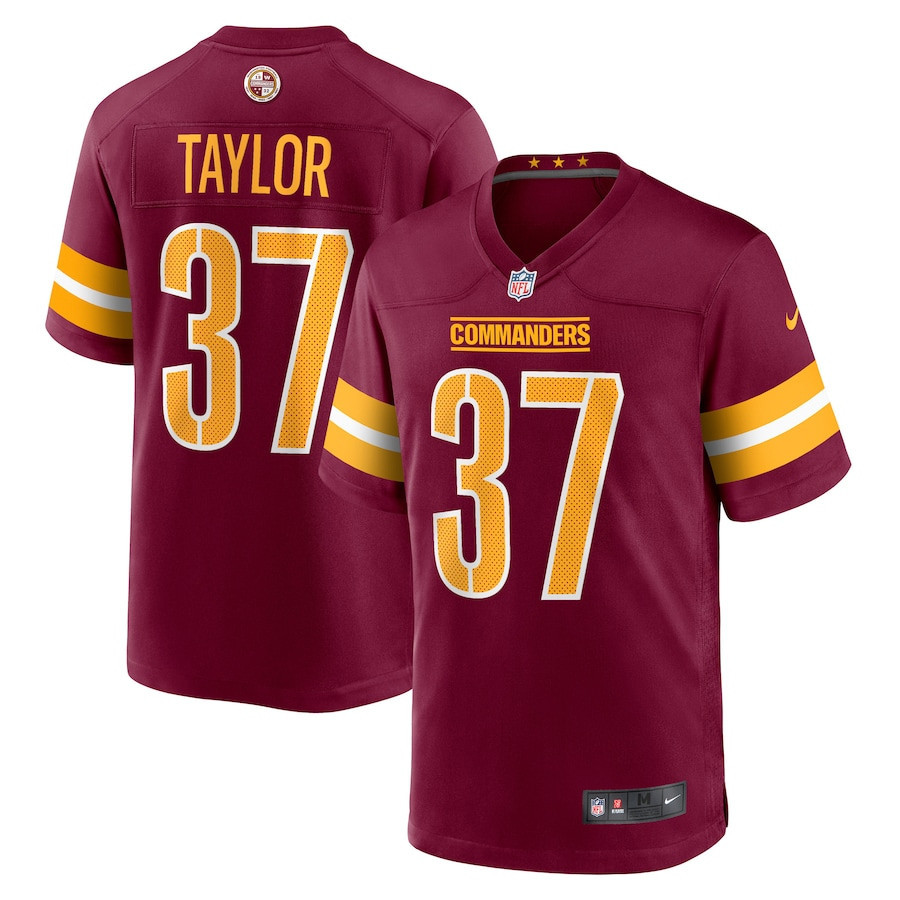 Devin Taylor Washington Commanders Player Game Jersey - Burgundy - Bluefink