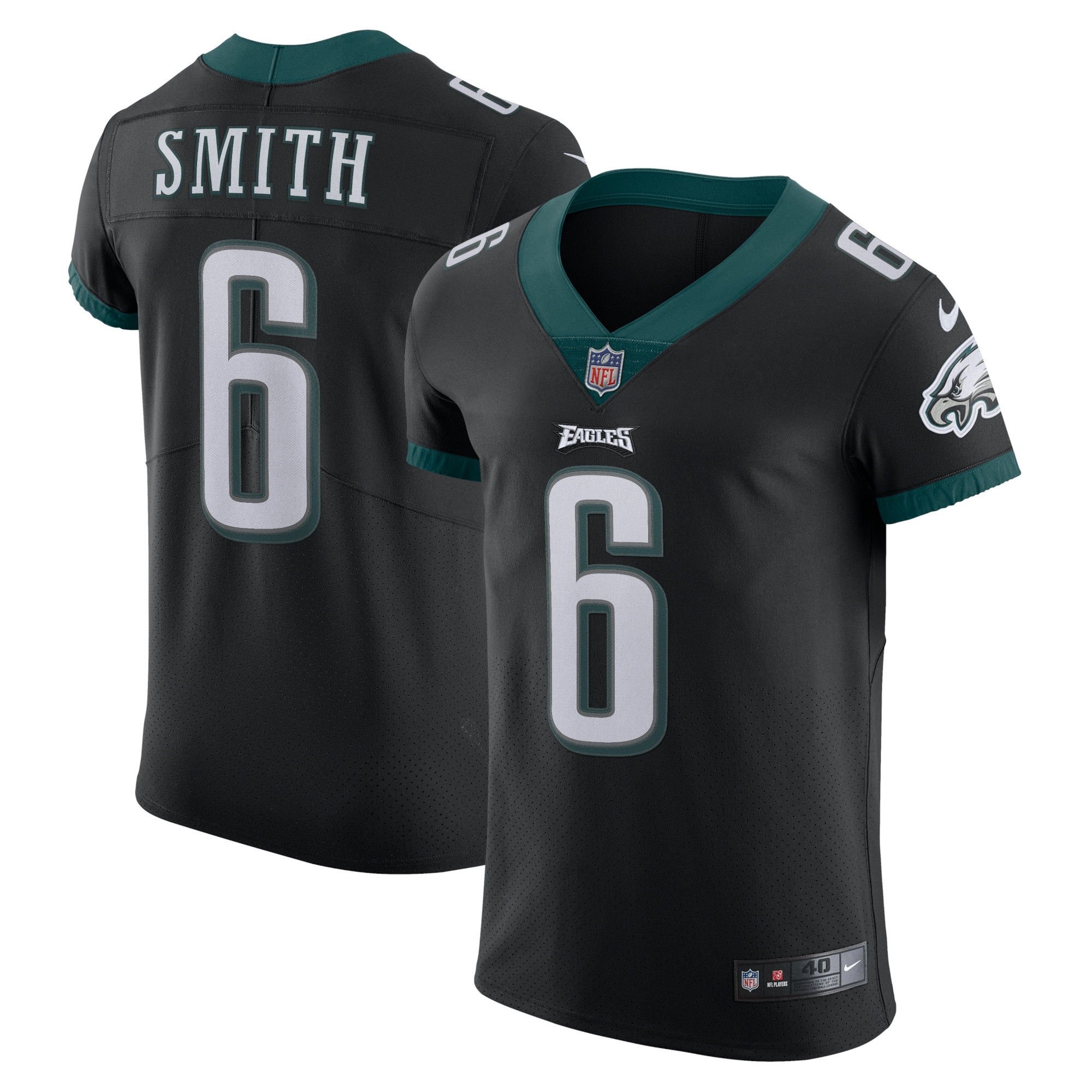 Devonta Smith Philadelphia Eagles Vapor Elite Jersey - Black Nfl - Bluefink