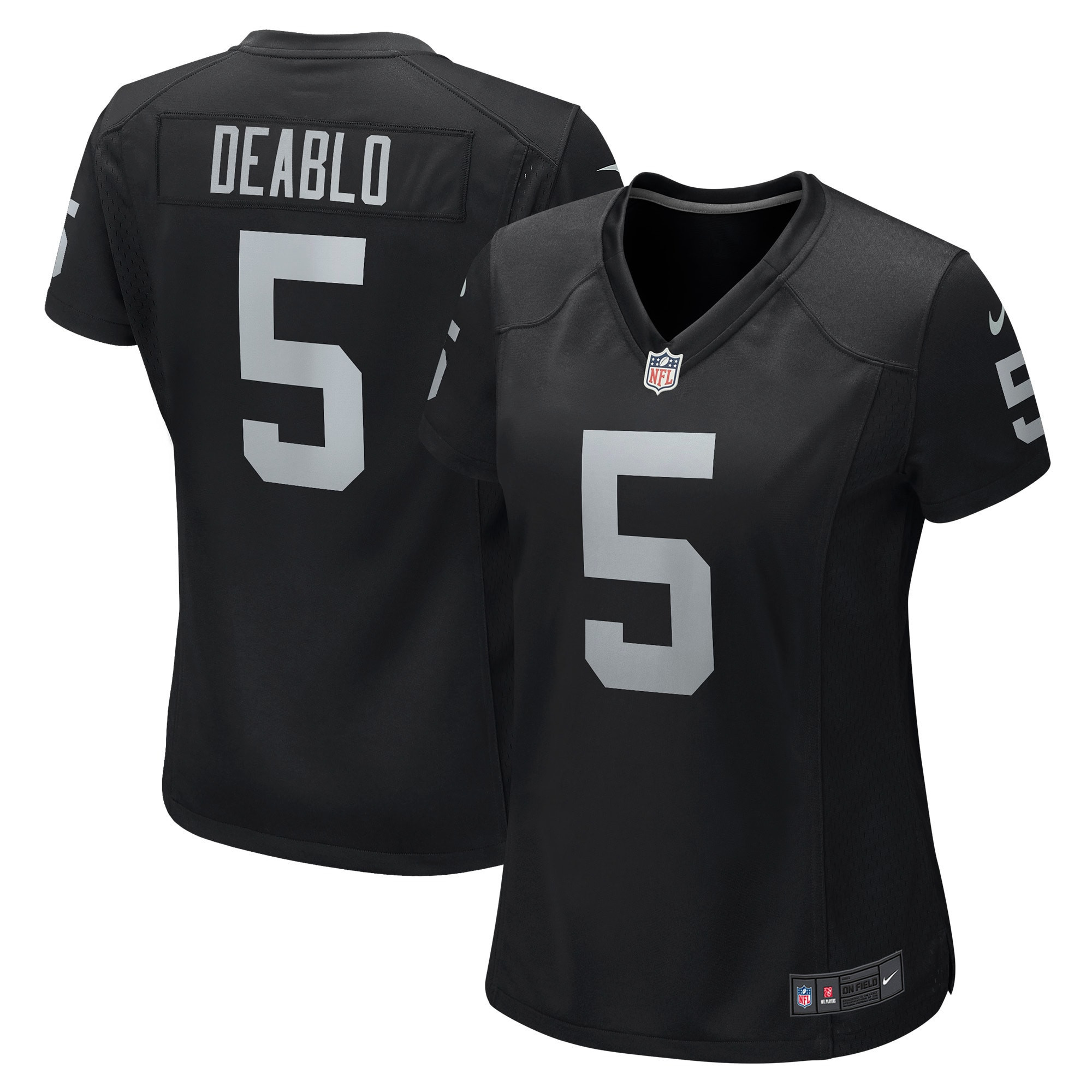 Divine Deablo Las Vegas Raiders Womens Player Game Jersey - Black Nfl ...