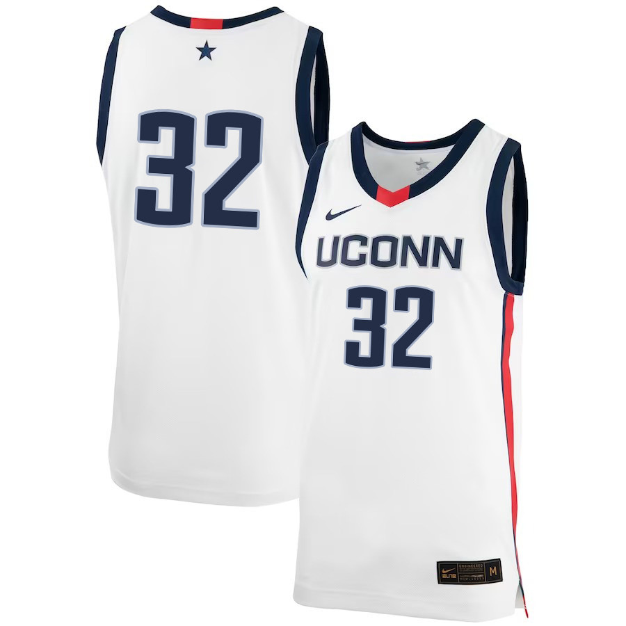 Donovan Clingan 32 UConn Huskies Basketball Jersey - Men White - Bluefink