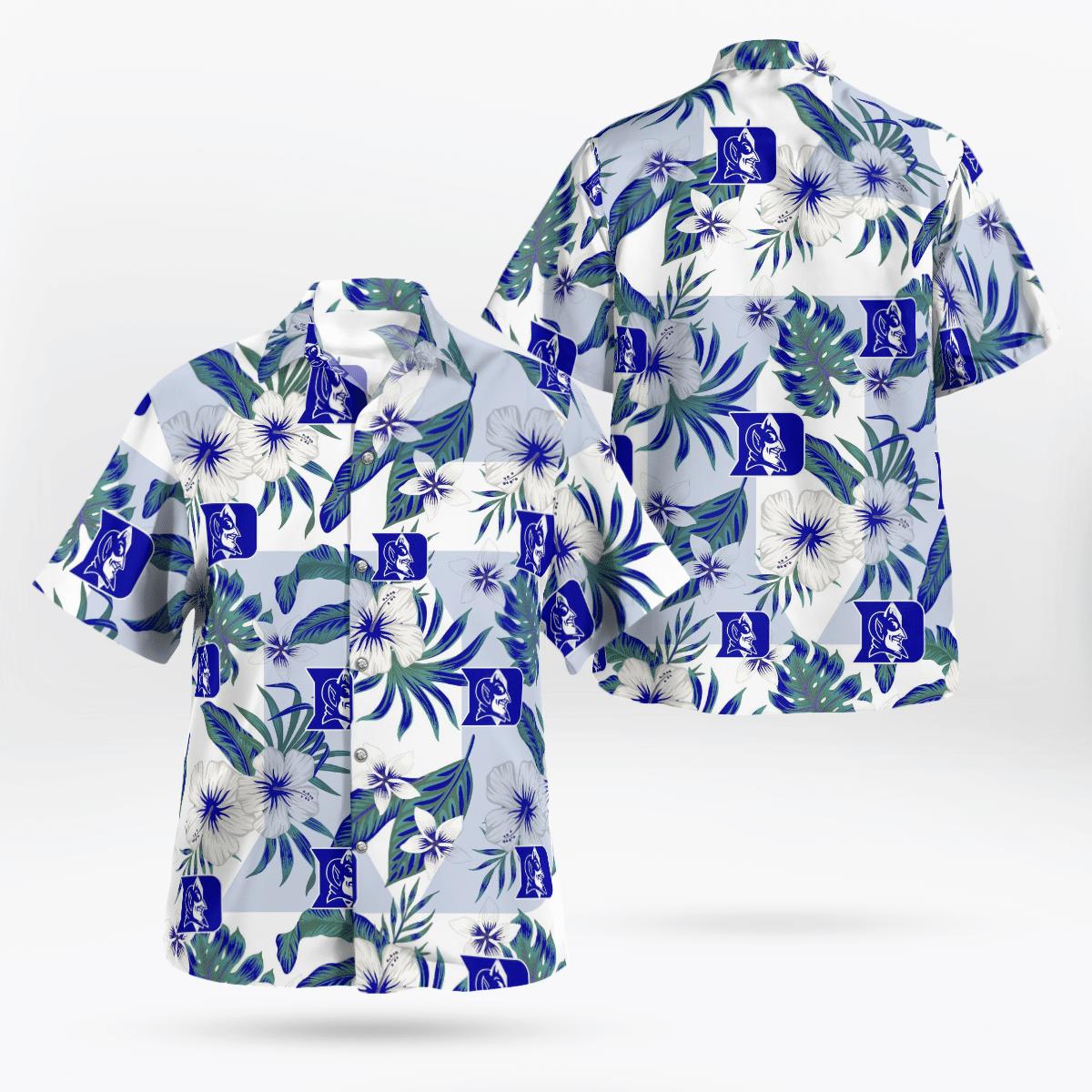 Duke Blue Devils Hawaiian Shirts - Bluefink
