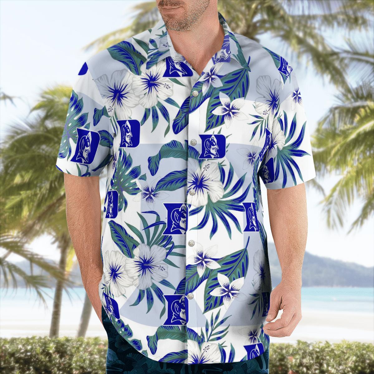 Duke Blue Devils Hawaiian Shirts - Bluefink